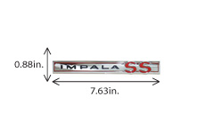 1964 TRUNK EMBLEM, "IMPALA SS" (EA)