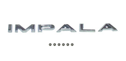 1965-66 FENDER EMBLEM, LETTERS "IMPALA" (SET FOR ONE SIDE)