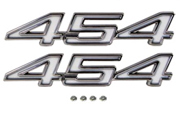 1970-74 FENDER EMBLEM, "454" (EXCEPT 72 CAPRICE) (PR)