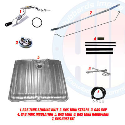 1969-70 GAS TANK KIT ALL (set)